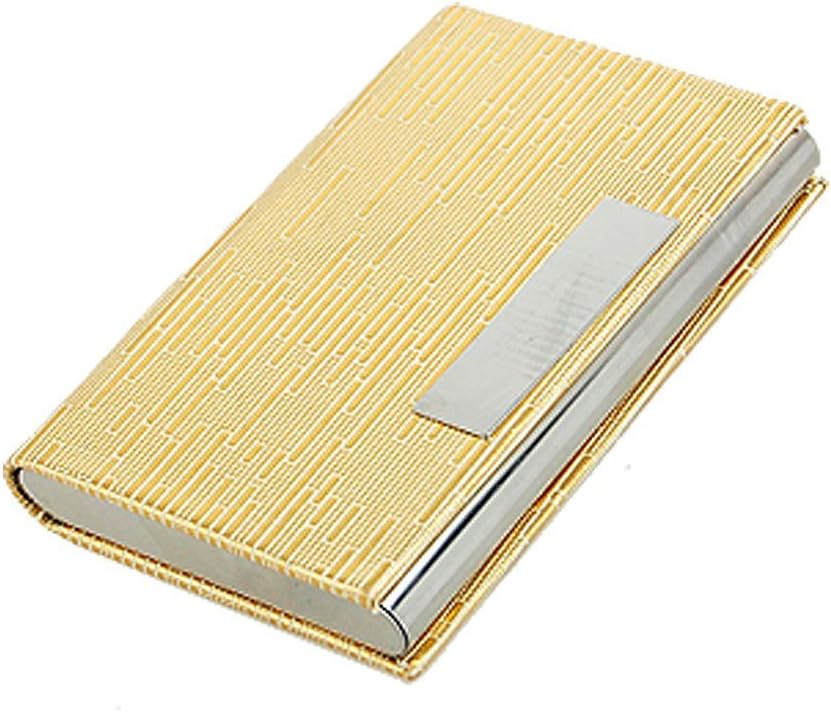Amazon.com : Uxcell Textured Metal Magnetic Name Card Holder Organizer ...