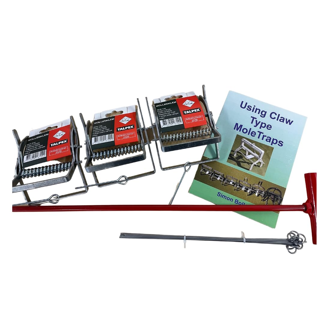 Buy The Flat Pack (Foxup) Ltd | Professional Mole Catching Kit | 3 ...