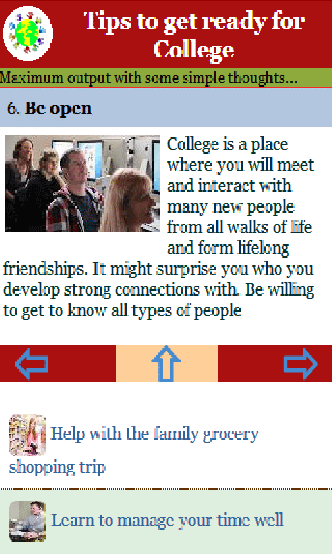 Tips to get ready for College - App on Amazon Appstore