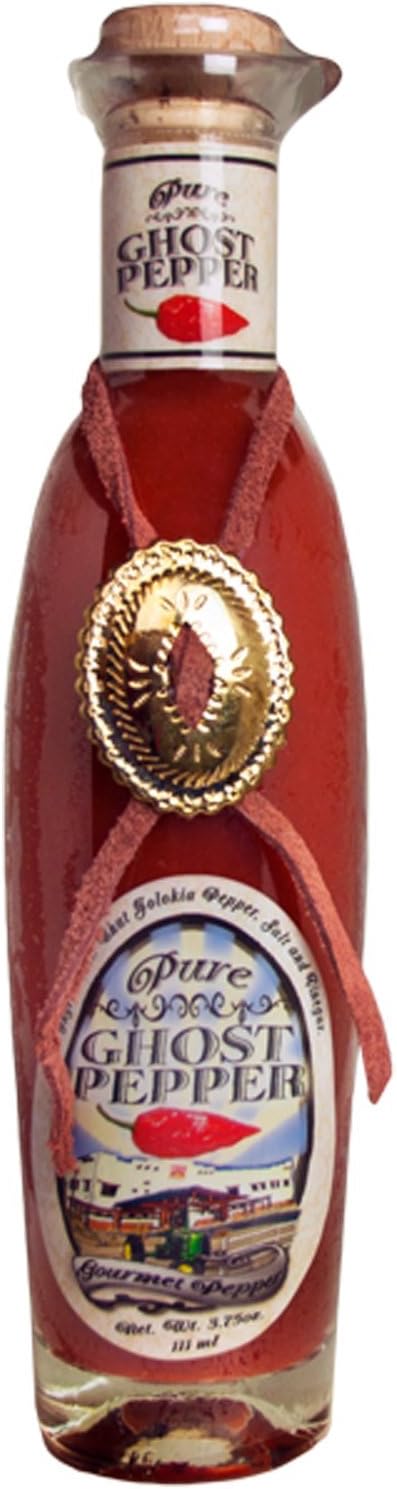 Amazon.com : Pure Ghost Pepper Hot Sauce Mash Puree 3.75oz - Try if you ...