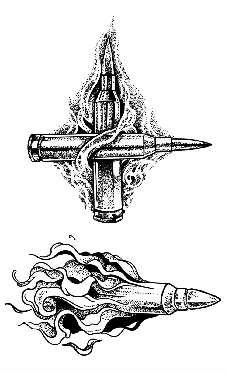 Bullet Tattoo Drawing How To Draw, To Draw, Ak 47, Draw, Bullet,