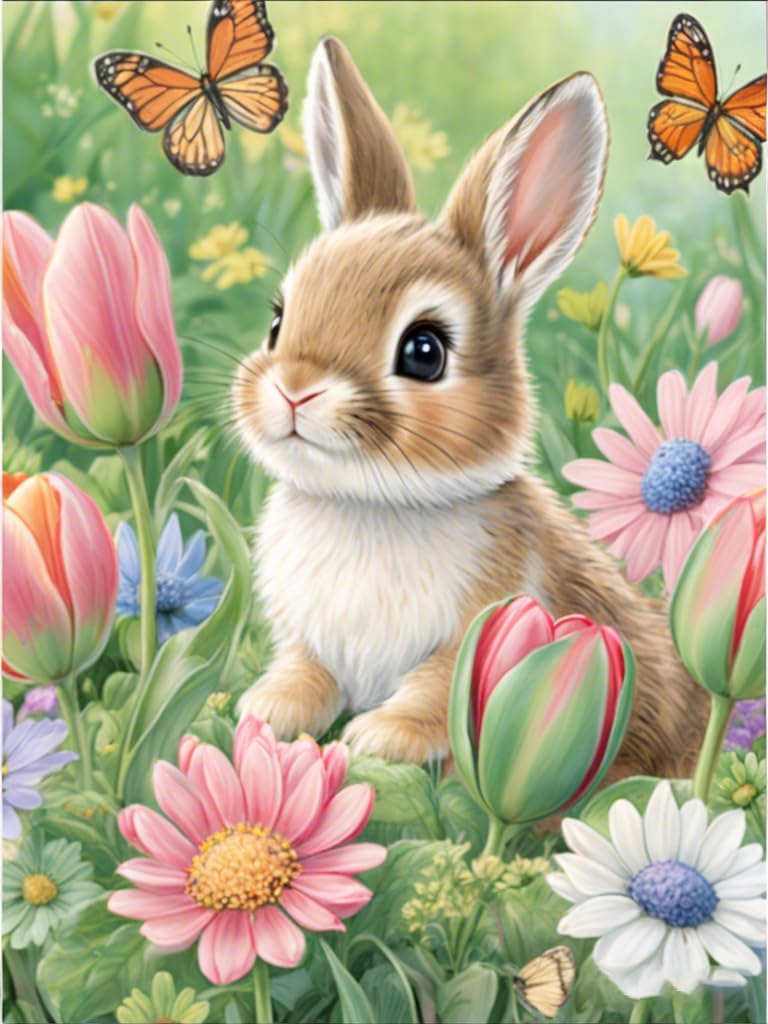 Amazon.com: CALUOHO Easter Diamond Painting Kits for Adults, 5D Cute ...