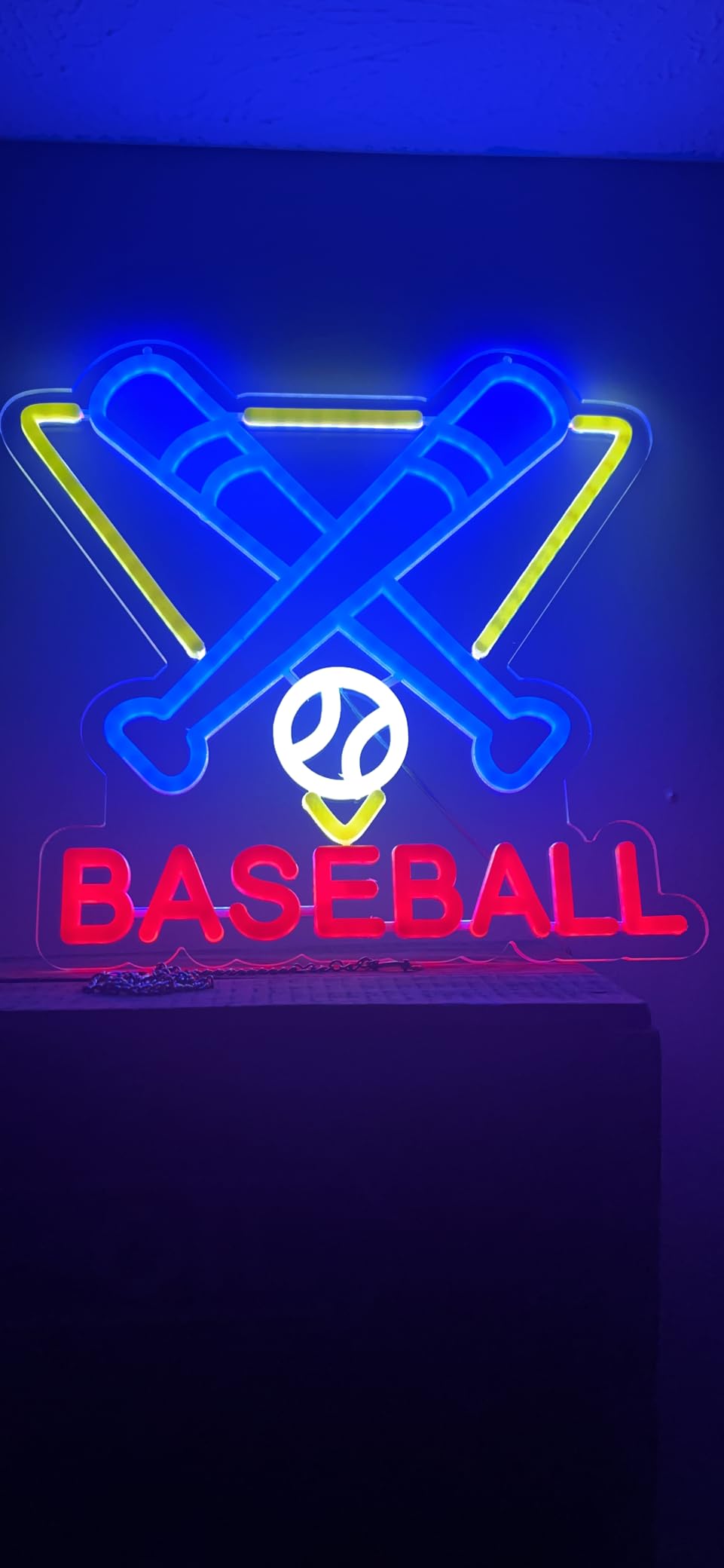 Amazon.com : SOEUCOF Baseball Neon Sign,Innovative Integral Forming ...