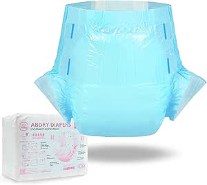 Amazon.com: Littleforbig Adjustable Tapes Adult Diaper 10 Pieces ...