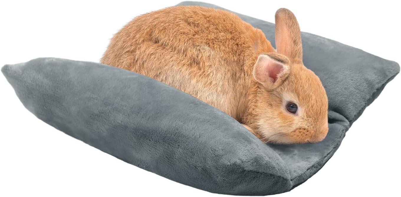 Amazon.com : vomvomp Rabbit Cuddle Bed Bunny Snuggle Bed with Two ...