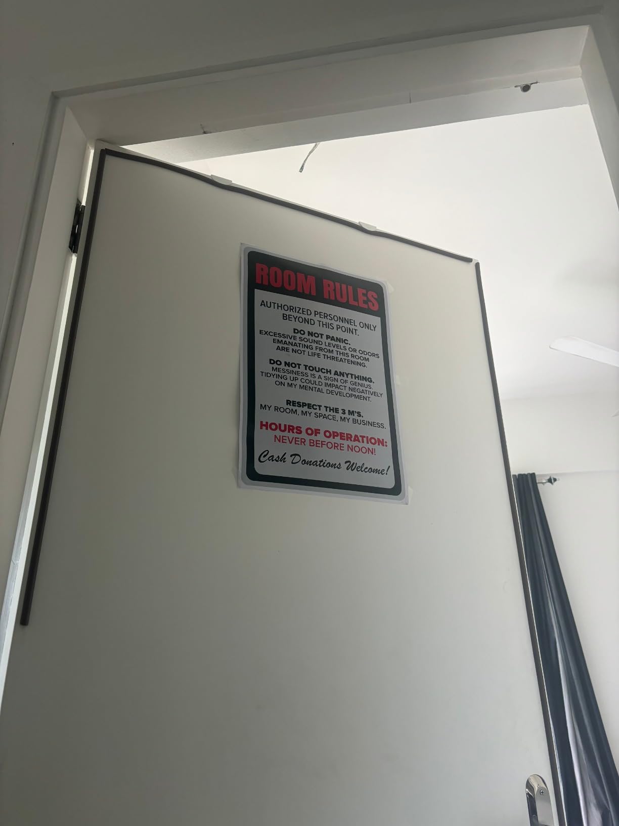 Inephos Paper Room Rules Funny Poster, Grey, 12 inch X 18 inch : Amazon.in