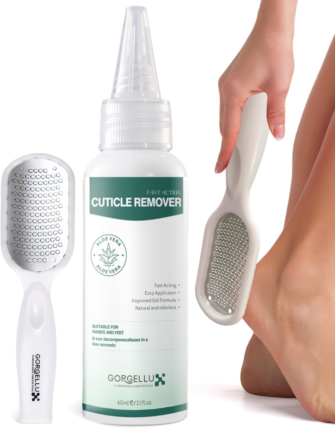 Amazon.com: Foot Callus Remover Gel Set - Professional Callus Remover ...