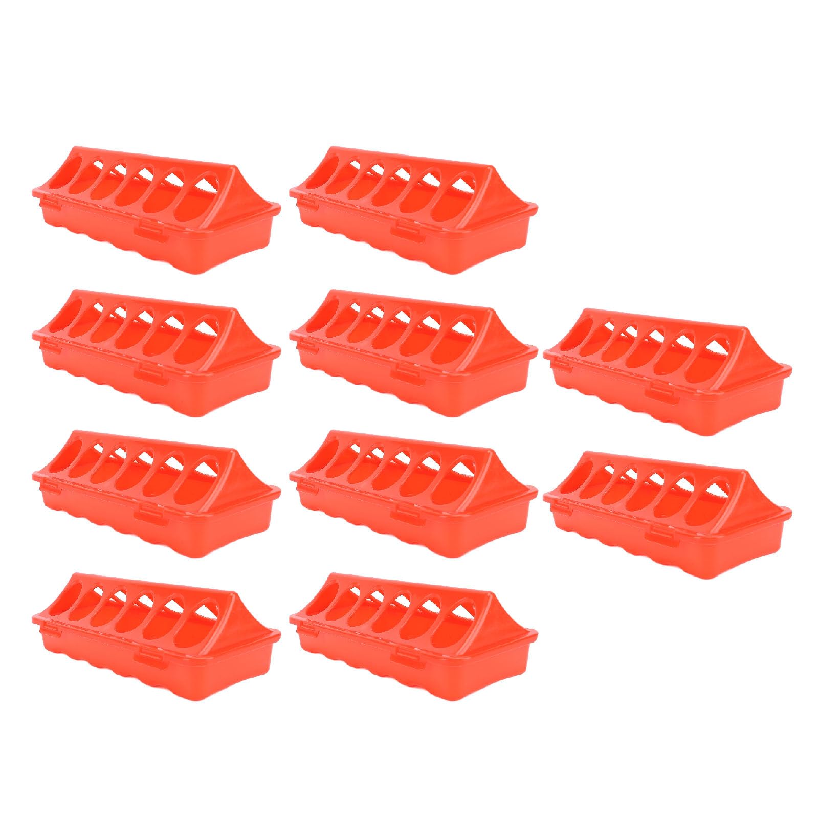 Amazon.com : 10 Set Flip Top Chick Feeder,Plastic Flip Top Chick Feeder ...