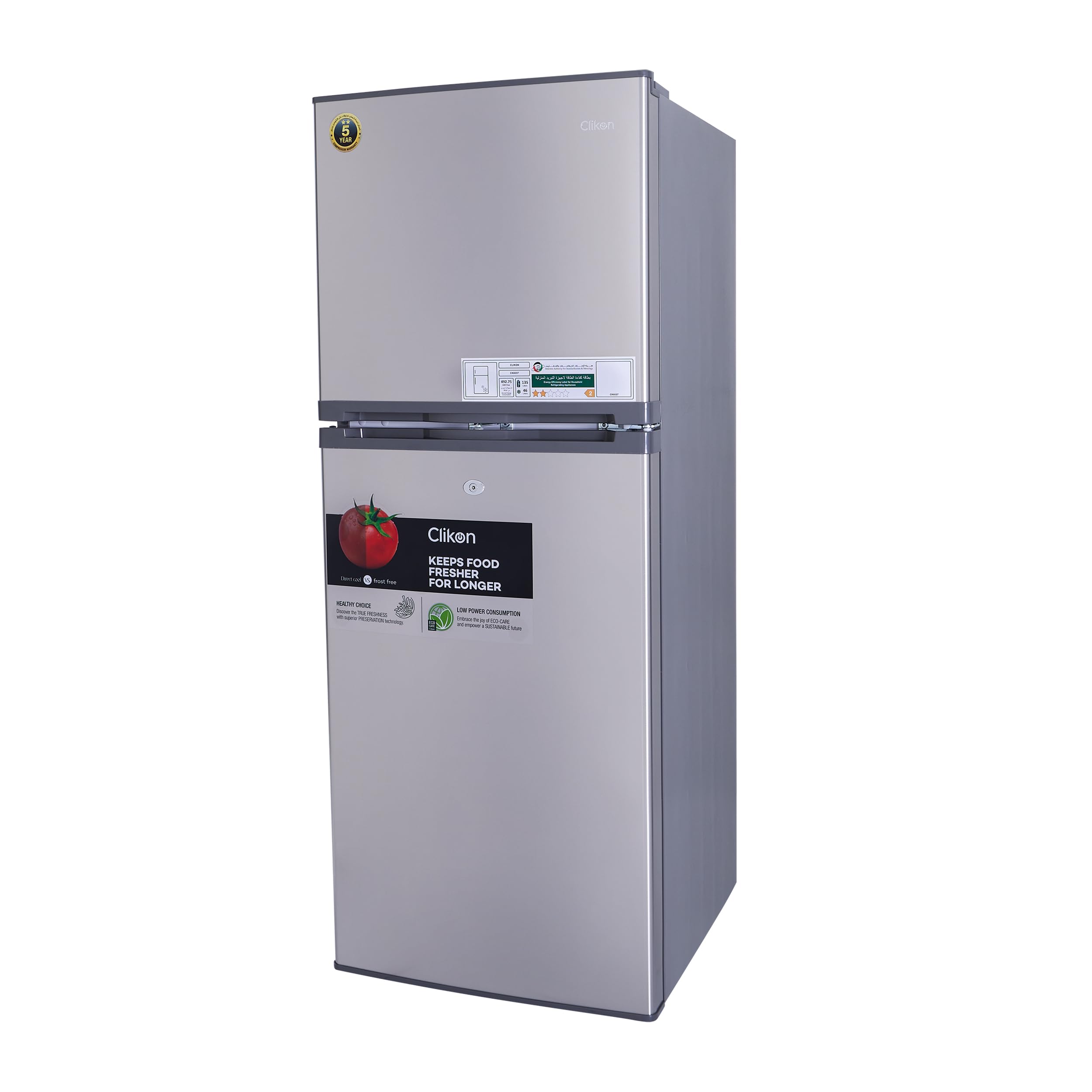 CLIKON REFRIGERATOR NO FROST 208L, 6.3 Cubic feet Referigator,FREEZER 1 ...