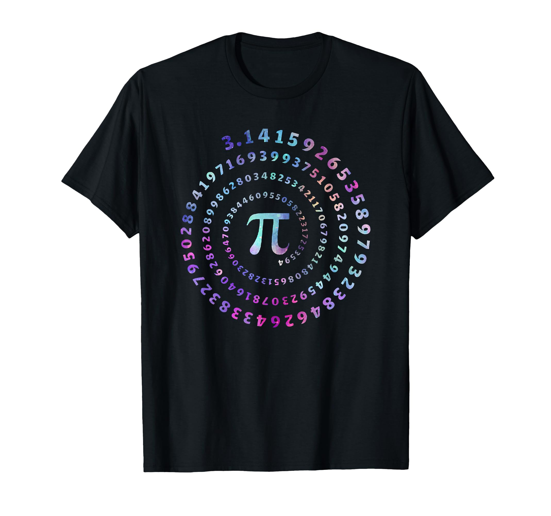 Amazon.com: Funny Pi Day Shirt Spiral Pi Math Tee For Pi Day T-Shirt ...
