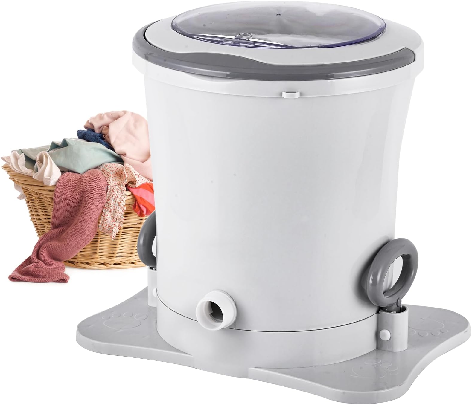 BAOSHISHAN Manual Spin Dryer for Clothes 9L Mini Spin Dryer Non ...