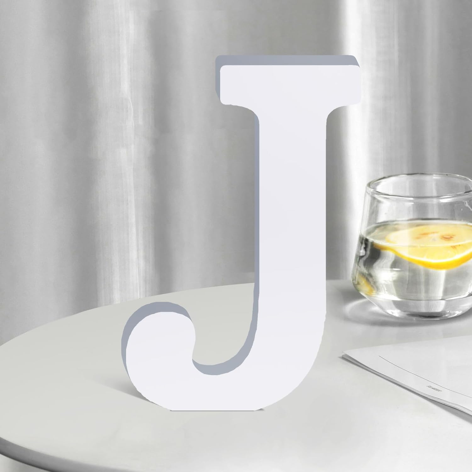 Amazon.com: White Wooden Letters 8 Inch for Wall Decor,Large Unfinished ...