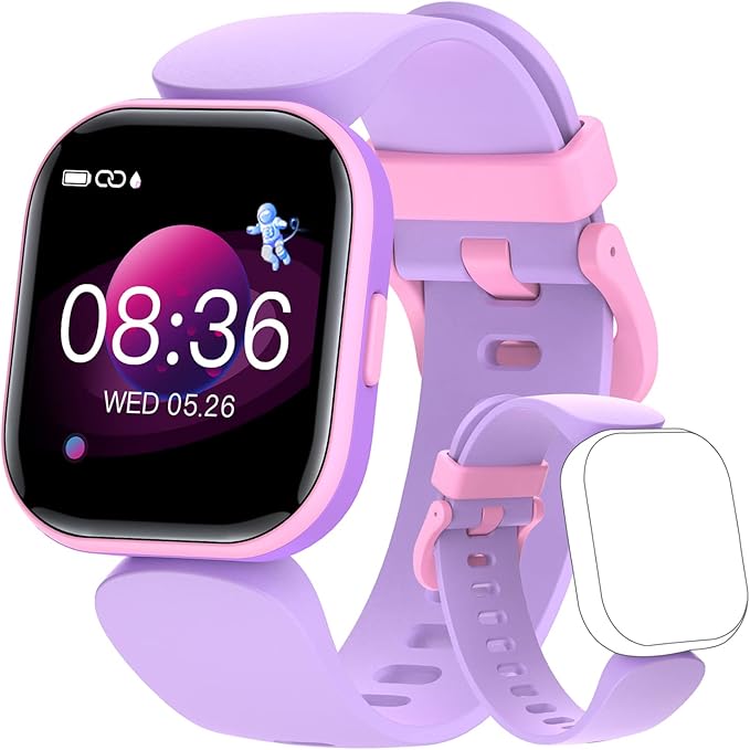 Kids Fitness Tracker Watch with Two Watch Bands, 1.4" Screen IP68 ...