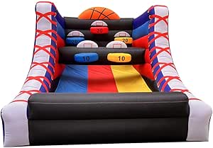 Amazon.com: Vinfgoes Inflatable Basketball Hoop Shot Inflatable Party ...