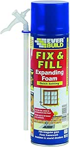 Everbuild Fix and Fill Quick Setting Expanding Foam, 500 ml : Amazon.co ...