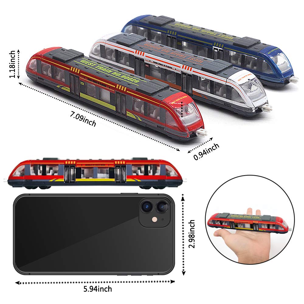 CORPER TOYS Train Set High Speed Lotomotive Engine Die Cast Model Car ...