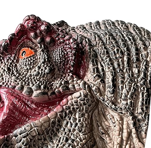 Andux Dinosaur Hand Puppet Realistic Soft Rubber Interactive Role Play ...