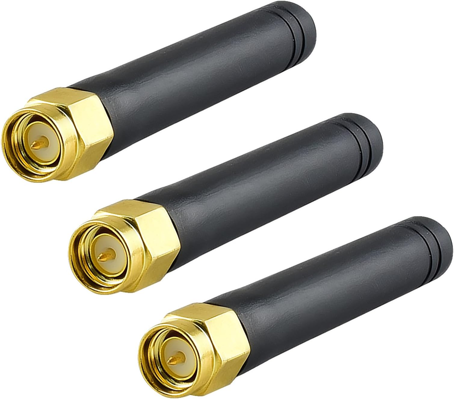 Amazon.com: YOTENKO 433MHz Antenna SMA Male Rubber Duck 3-Pack, GSM ...