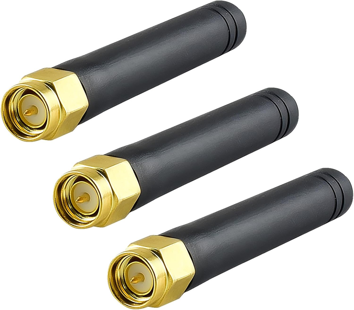 Amazon.com: YOTENKO 433MHz Antenna SMA Male Rubber Duck 3-Pack, GSM ...
