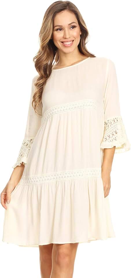 Amazon.com: cream dresses for women