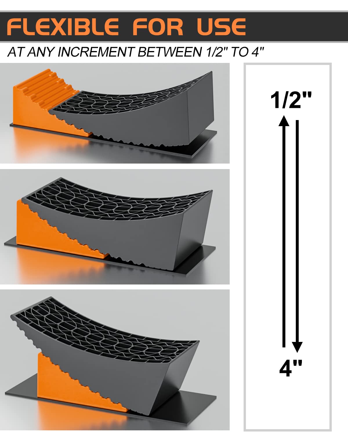 Snapklik.com : RV Leveling Blocks Ramp Kit, 2 Packs Camper Leveler ...