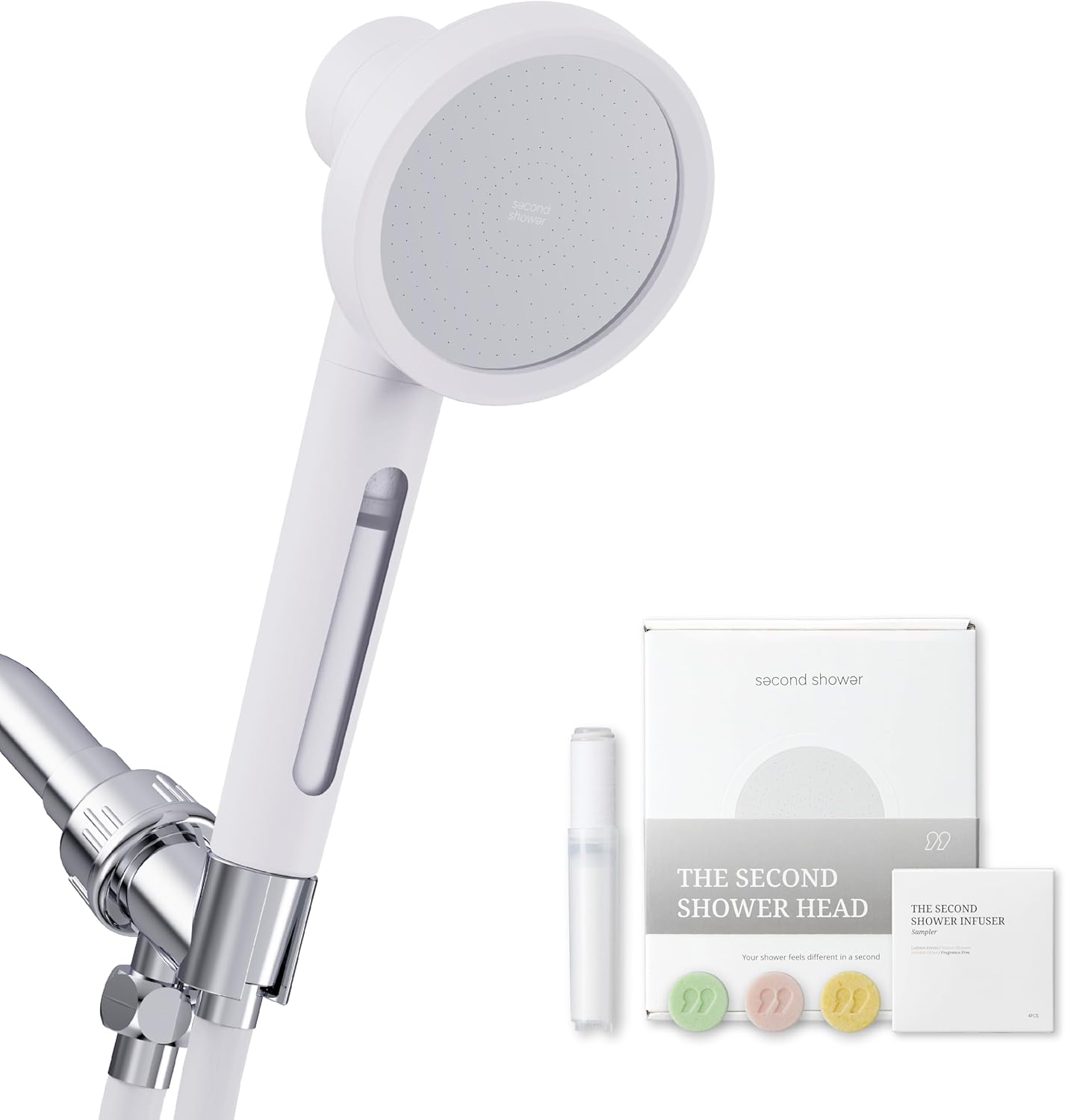 SecondShower Hand Clinically Proven Filtered Shower Head for Skin ...