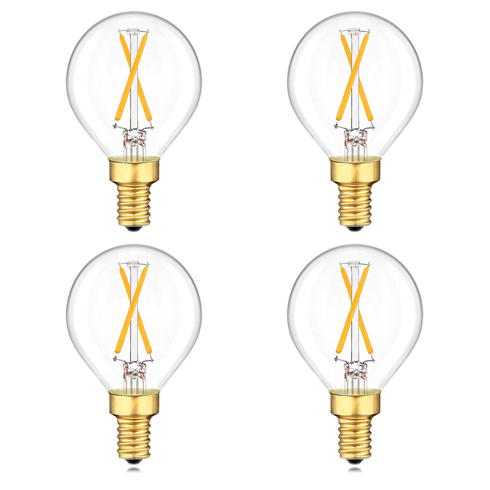 Dimmable G16.5 E12 LED Bulb G16 1/2 LED Light Bulb 25W Equivalent Small ...