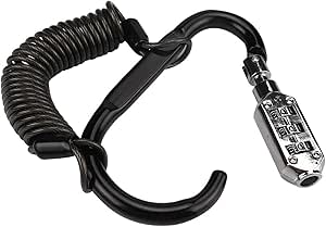 Amazon.com: Tookie Motorcycle Helmet Lock & Cable, Heavy Duty ...