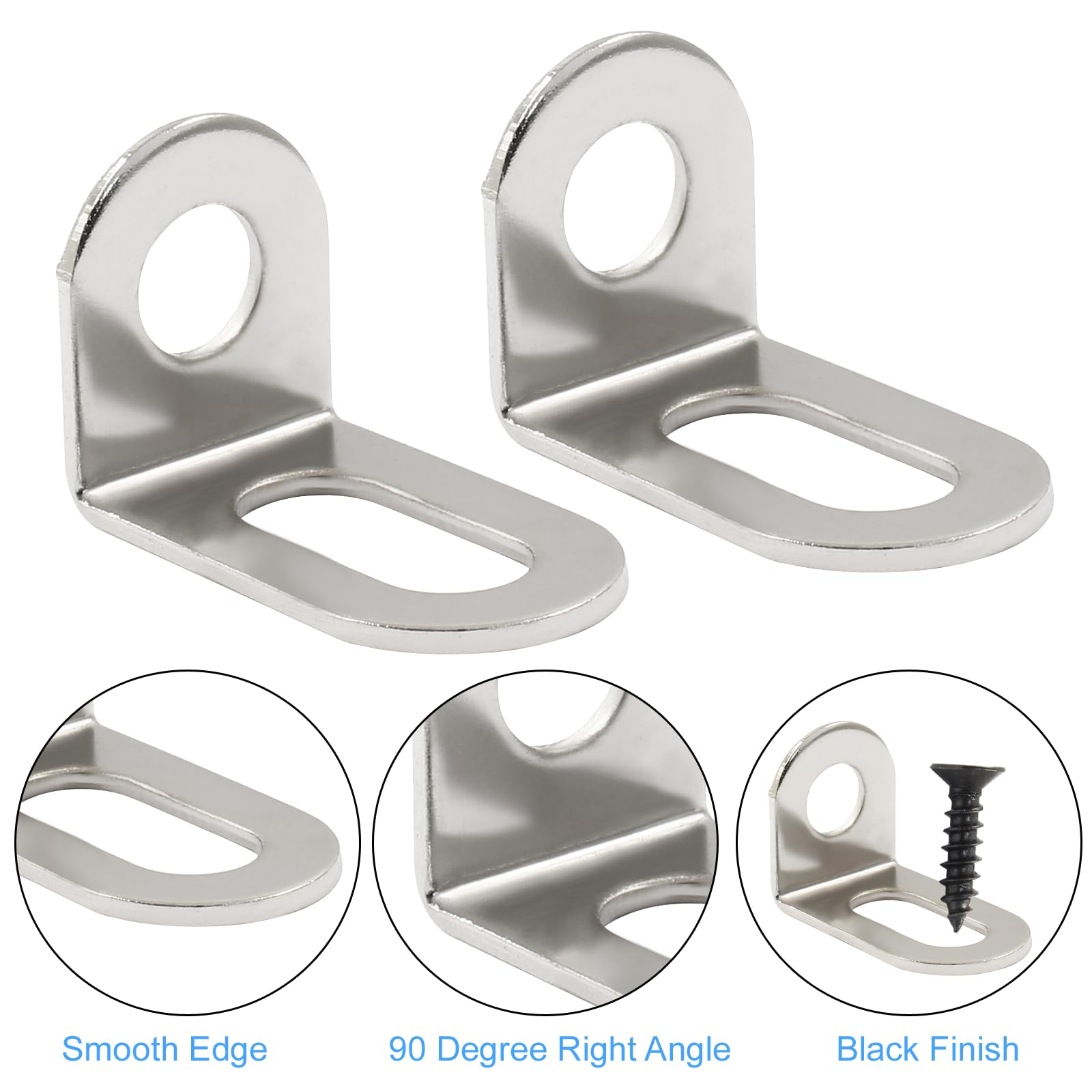 Snapklik.com : 15 Pcs 18x18x29mm/07"x07"x114" Adjustable Right Angle ...