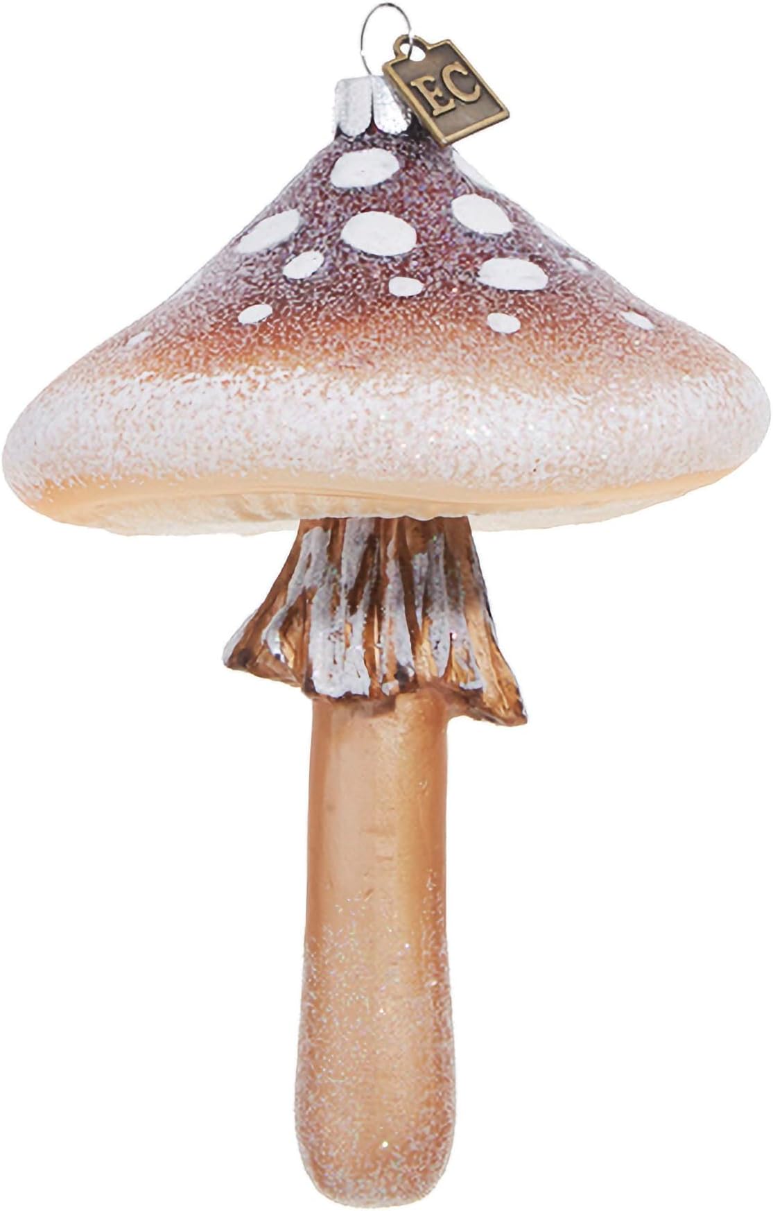 Amazon.com: The Bridge Collection 6" Rustic Glam Mushroom Ornaments ...