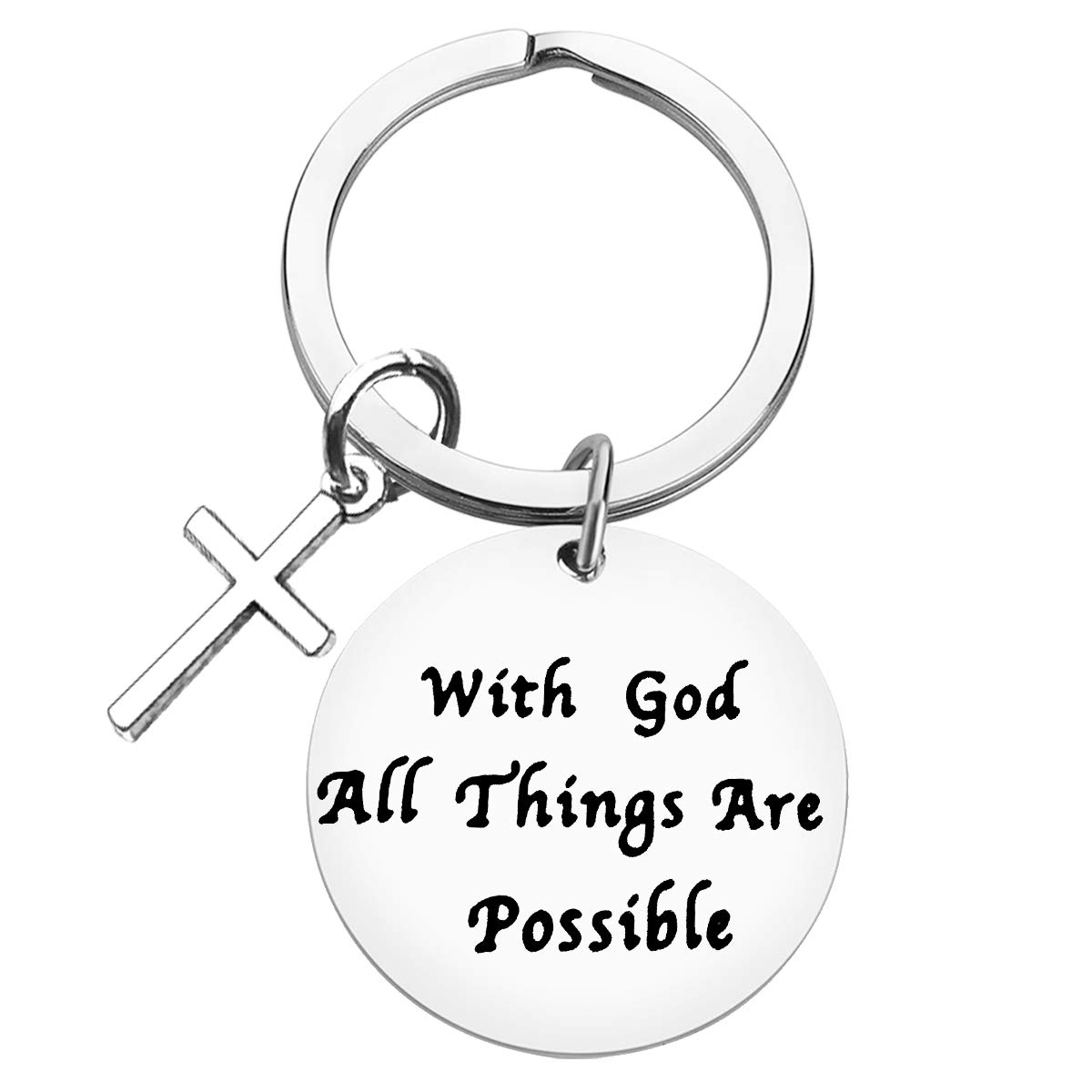 Amazon.com: Baipilu Keychain Inspirational Gift Encouragement Keychains ...
