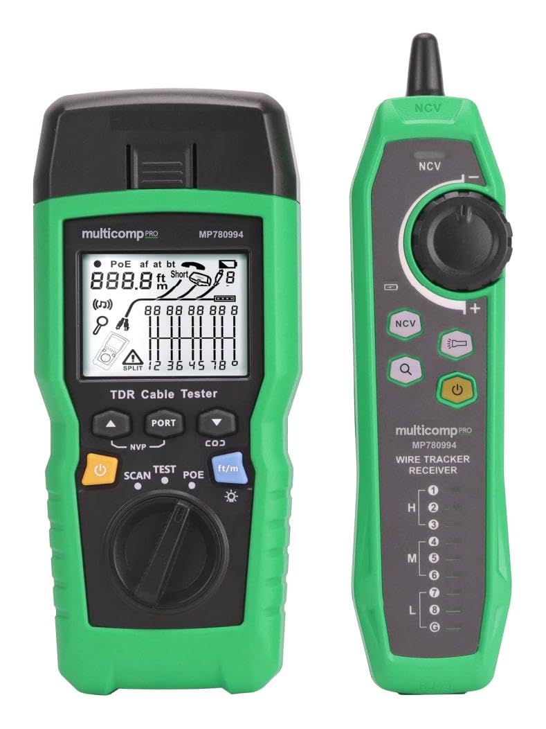 TDR Cable Tester, Time Domain Reflectometer, Handheld Kit: Amazon.com ...