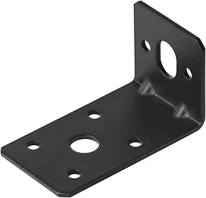 Amazon.com: 20 Pcs 2-3/4"x1-5/8" Black Steel L Right Angle Bracket ...