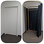 Amazon.com: Clothing Store Fitting Room with Shading Curtain, Portable ...