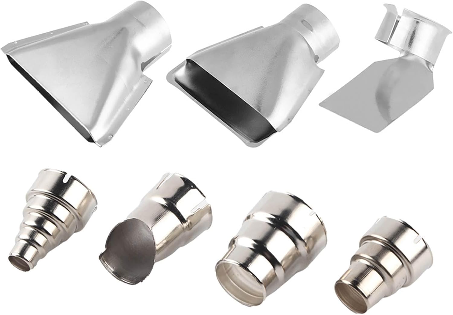 7Pcs Stainless Steel Heat Gun Nozzles Kits for Hot Air Gun Soldering ...