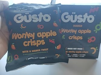 GUSTO SNACKS Crunchy Apple Crisps with a Coconut Twist - Healthy Kids ...