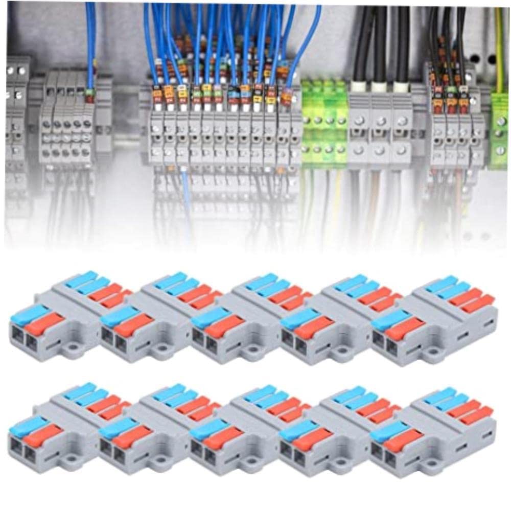 10PCS Electrical Wire Terminals - Quick Connect Splice Cable Connectors ...