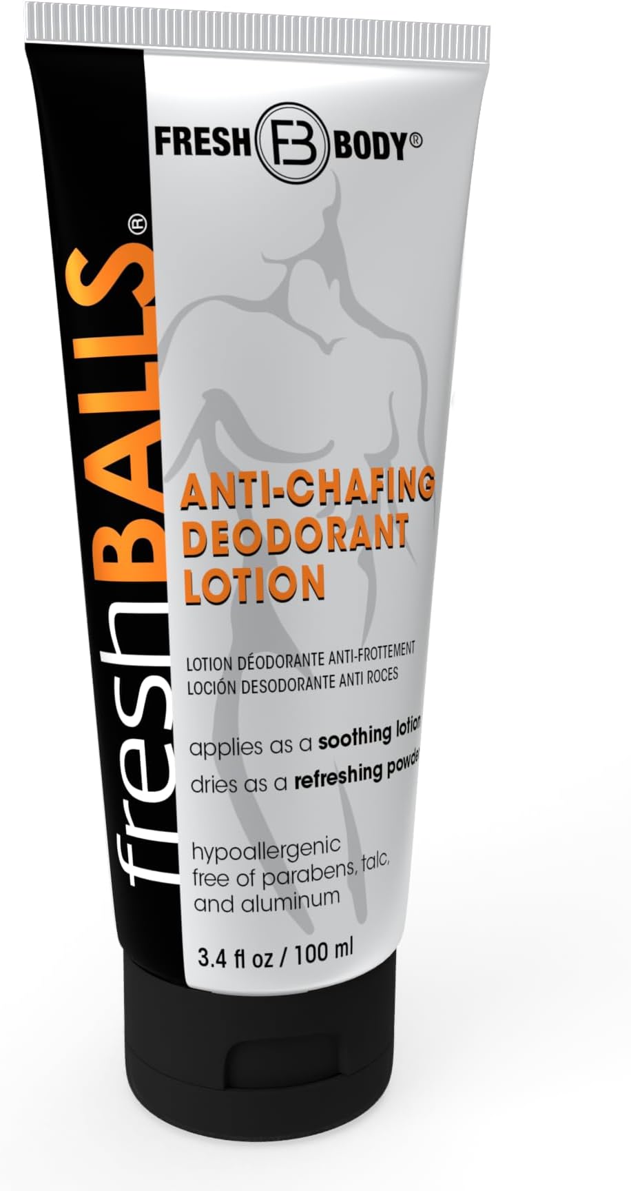 Amazon.com: Ballsy Boob and Thigh Deodorant, Quick Drying Liquid Powder ...