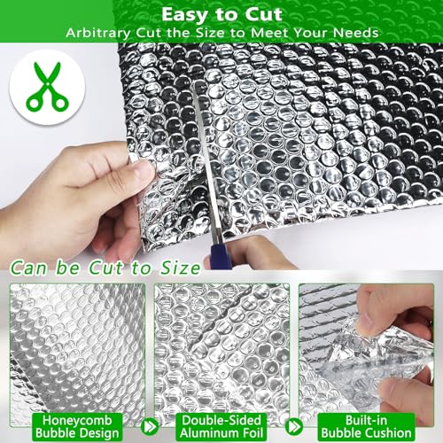 Snapklik.com : Double Reflective Insulation Roll, 11.81 X 196.85 In ...