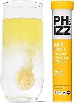 Phizz Electrolytes, Multivitamin & Hydration Tablets - 20 Effervescent ...