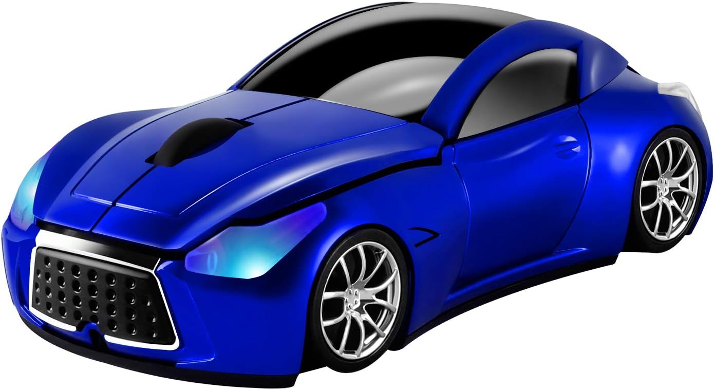 Amazon.com: elec Space Cool Sport Car Shape 2.4GHz Wireless Mouse ...