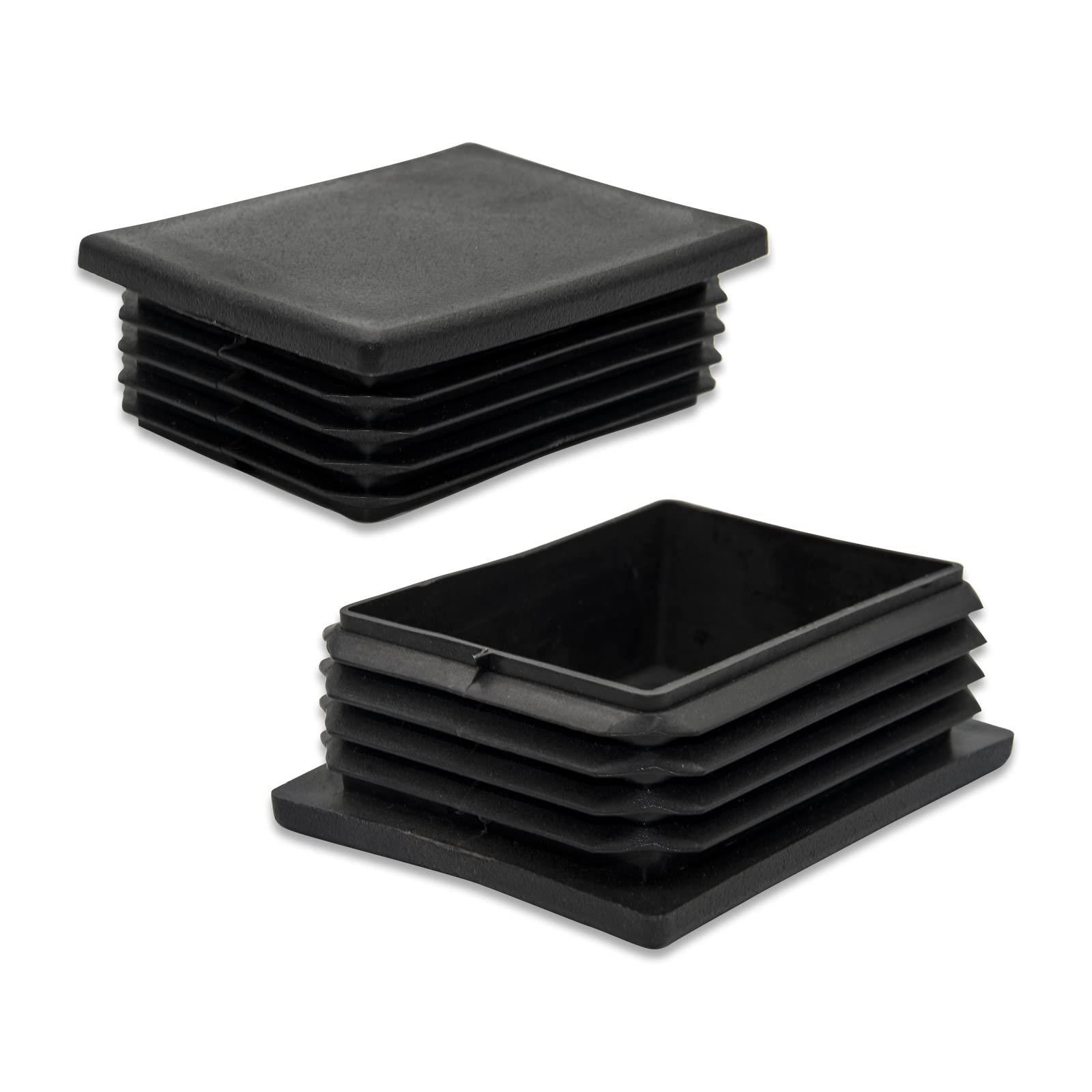 Snapklik.com : Flyshop 4 Pack Rectangle Plastic Tube Chair Glide Insert ...