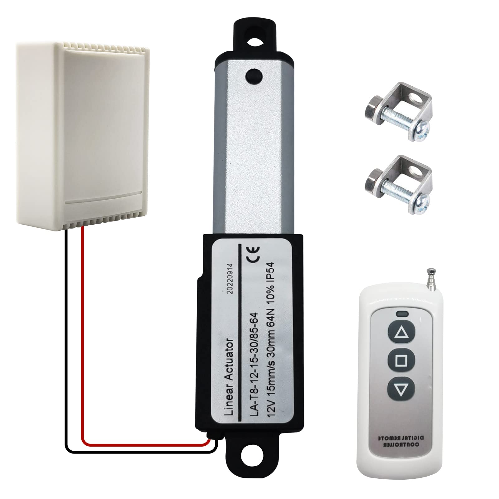 Snapklik.com : Mini Micro Linear-Actuator 1.2" Stroke - w/Remote ...