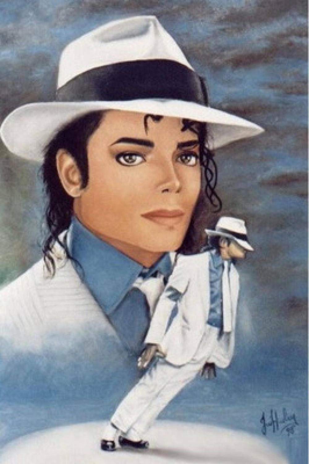 Michael Jackson Oil Paintings Michael Jackson Painting By BRUNI