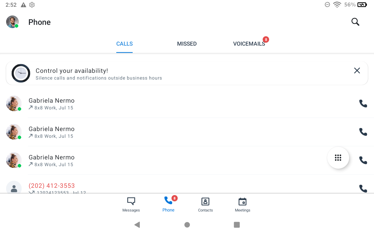 8x8 Work - App on Amazon Appstore