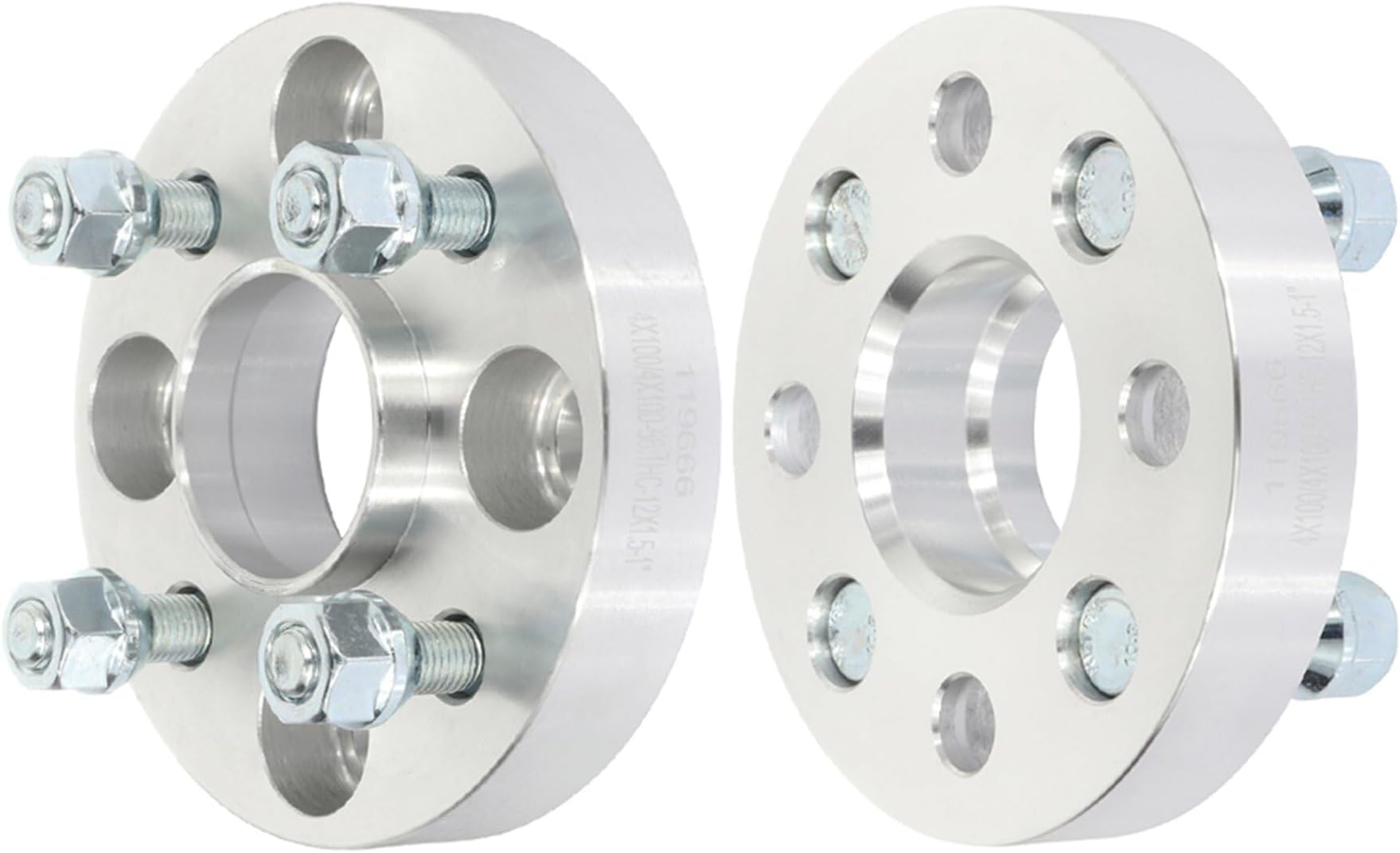 Amazon.com: ECCPP 2pcs 4x100 1 inch Hubcentric Wheel Spacers 4 Lug ...