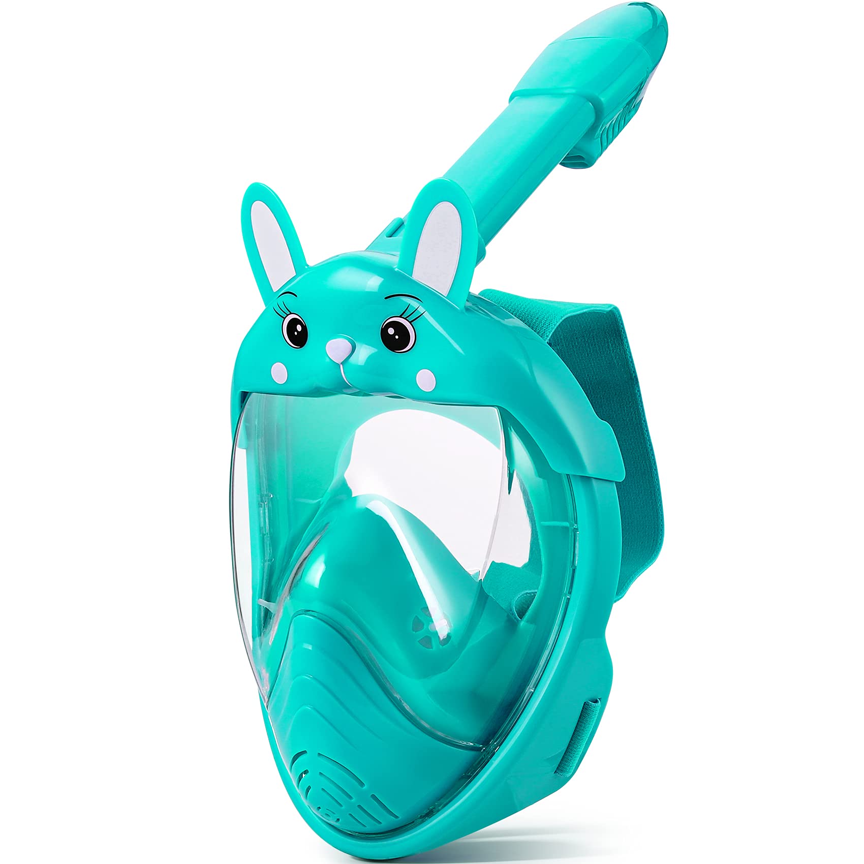 Buy QUWIN Kids Full Face Snorkel , Rabbit Snorkel Set with Safety ...