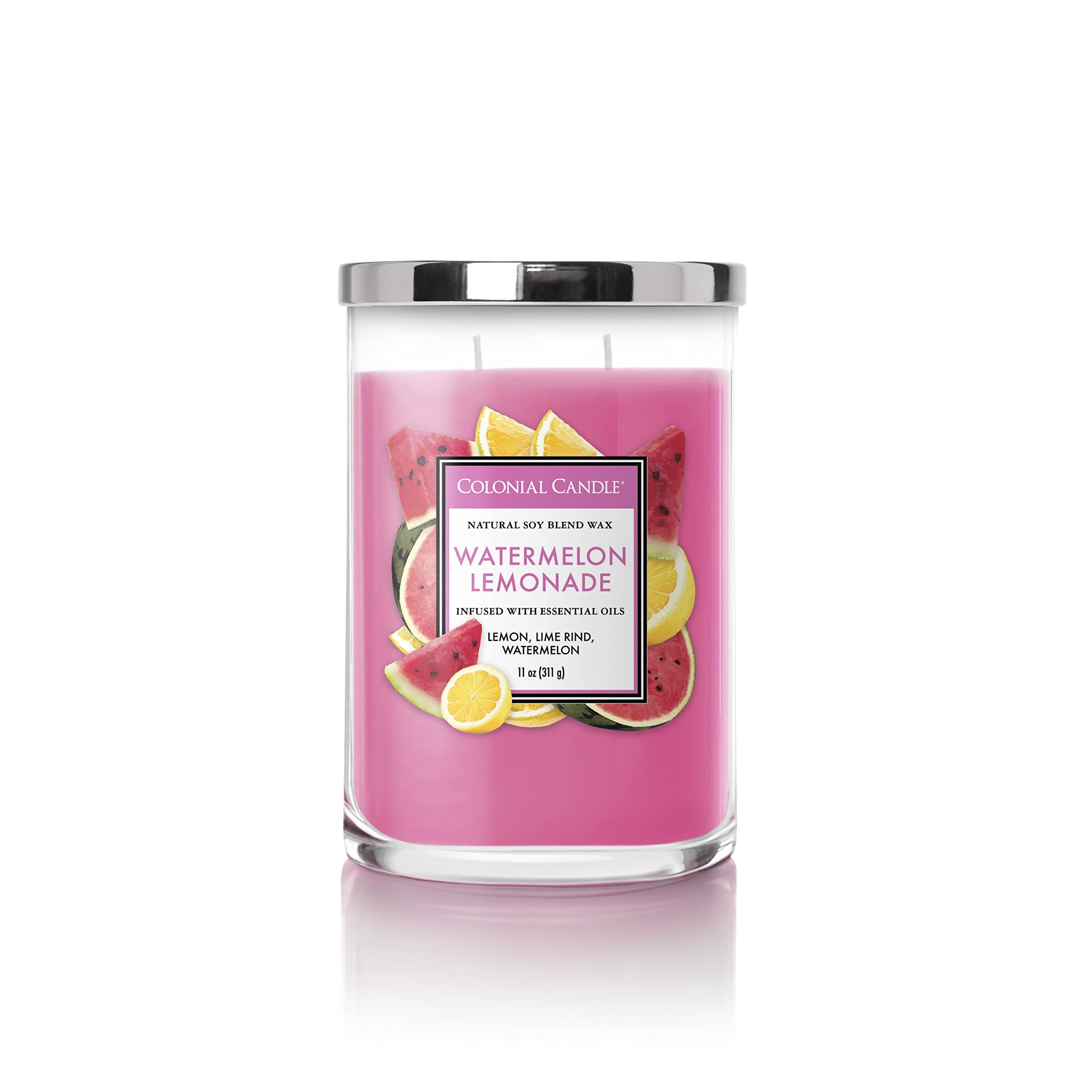 Amazon.com: Colonial Candle Watermelon Lemonade Scented Jar Candle ...