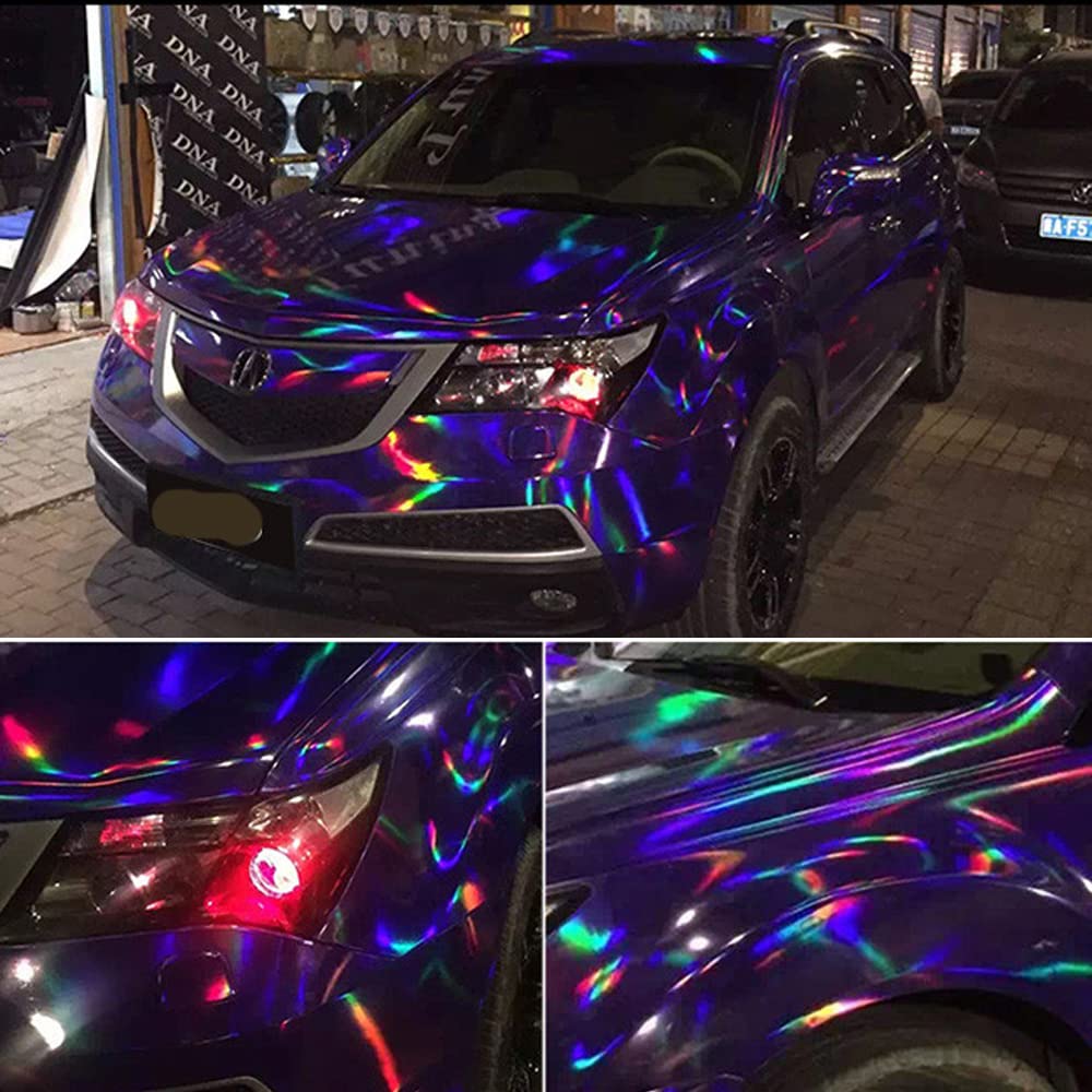 Dark Purple Chrome Car