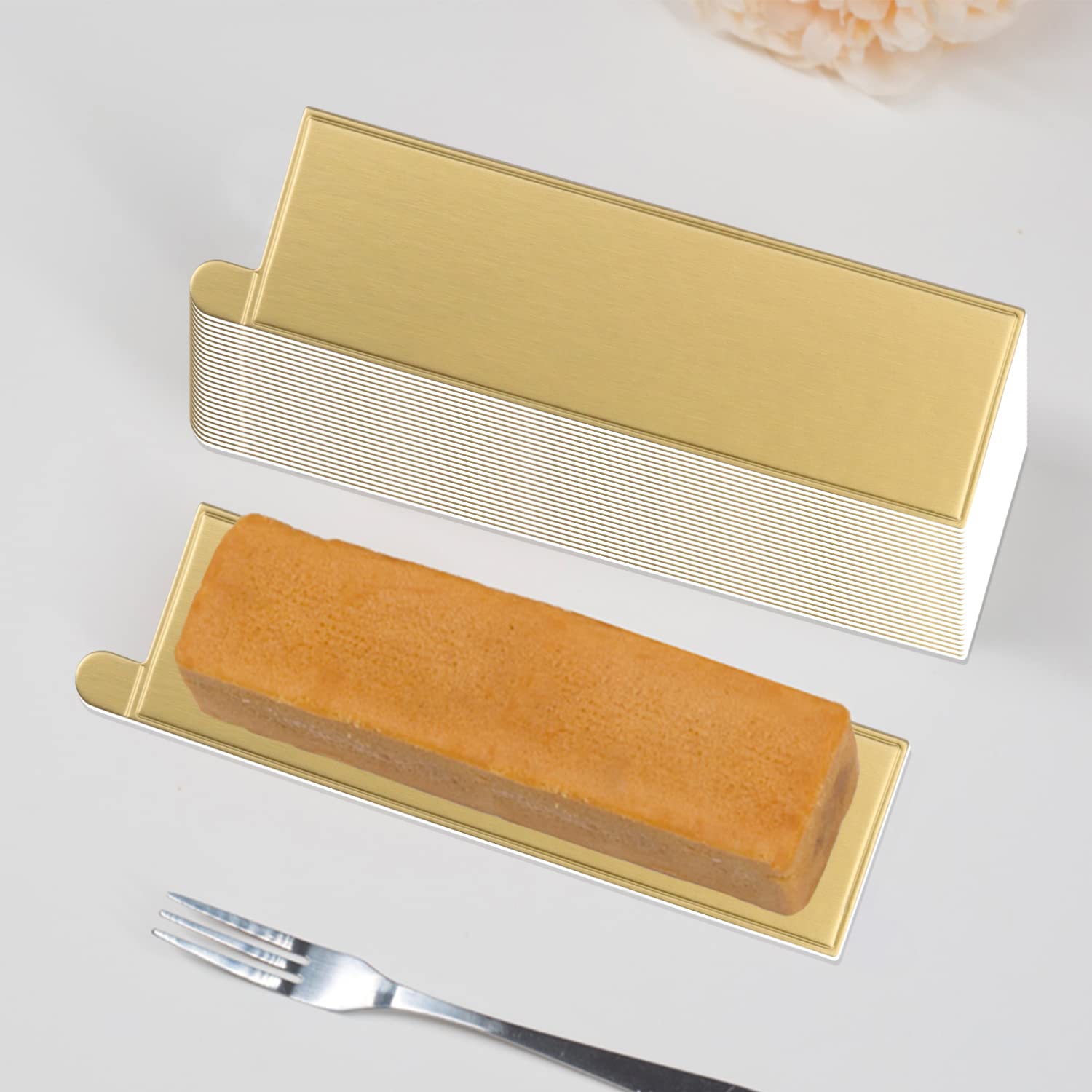 Snapklik.com : 200 Pcs Mini Cake Boards, Golden Mousse Mini Cake Bases ...